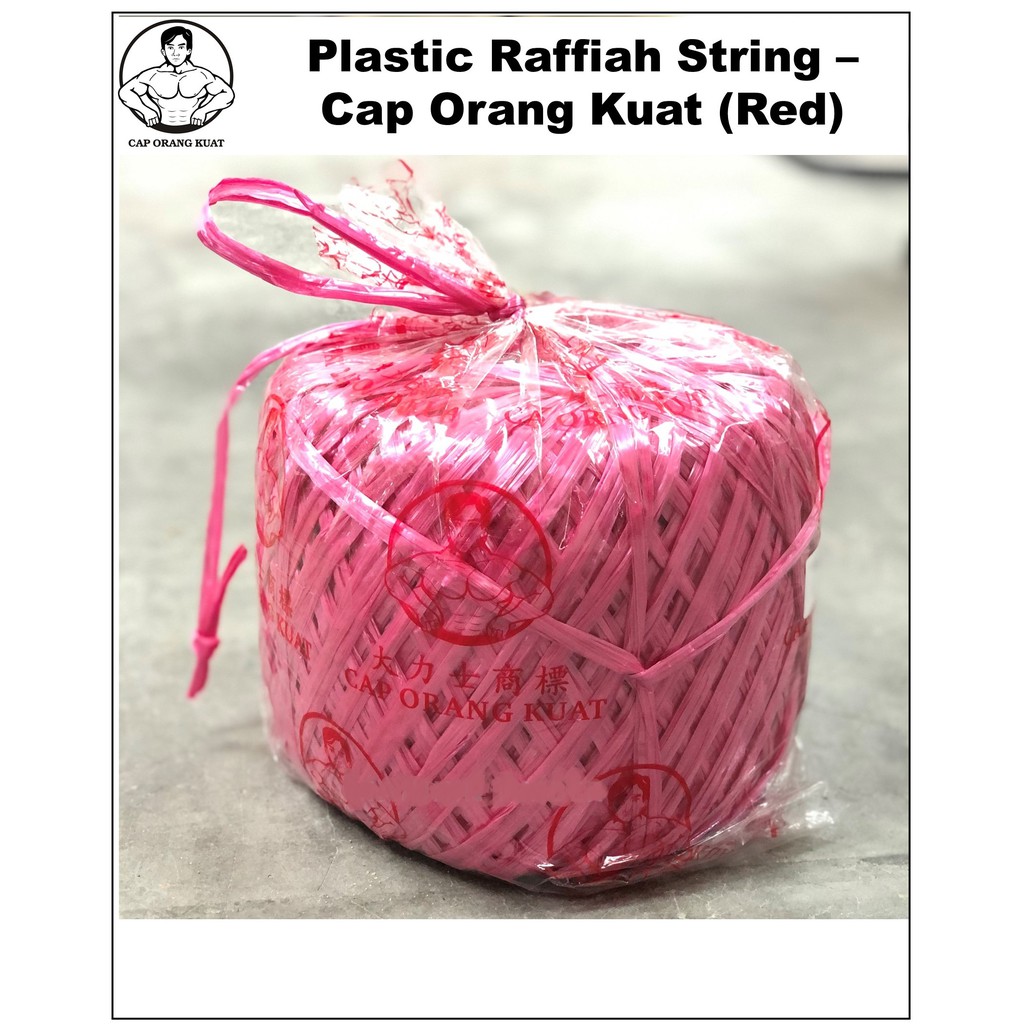 CAP ORANG KUAT Plastic String/Raffia String (1kg) | Shopee Malaysia