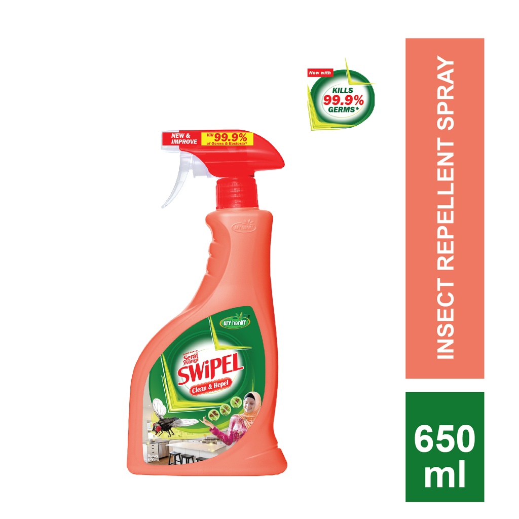 SWiPEL® Serai Wangi Spray 650ml (Penghalau Serangga seperti Semut ...