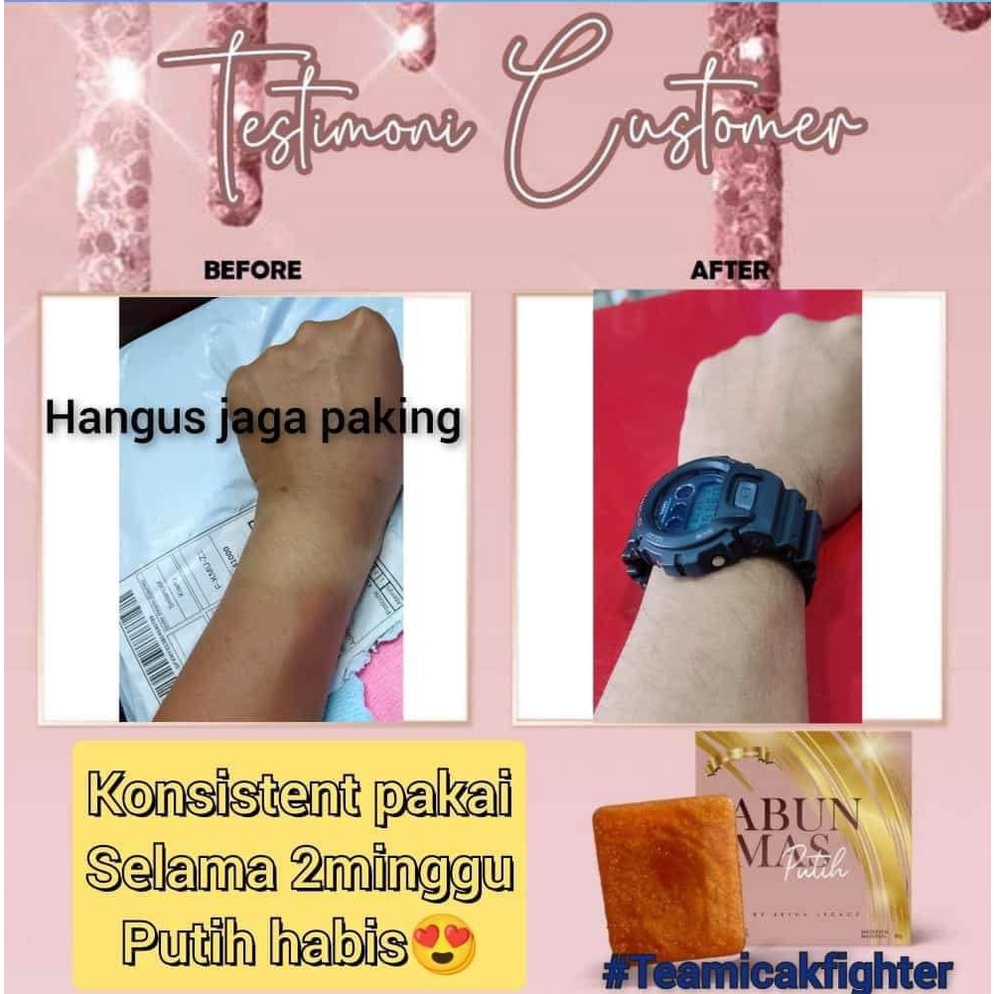 Sabun Emas Putih Kulit Cantik Sabun Daki Whitening Soap Sabun Buang ...