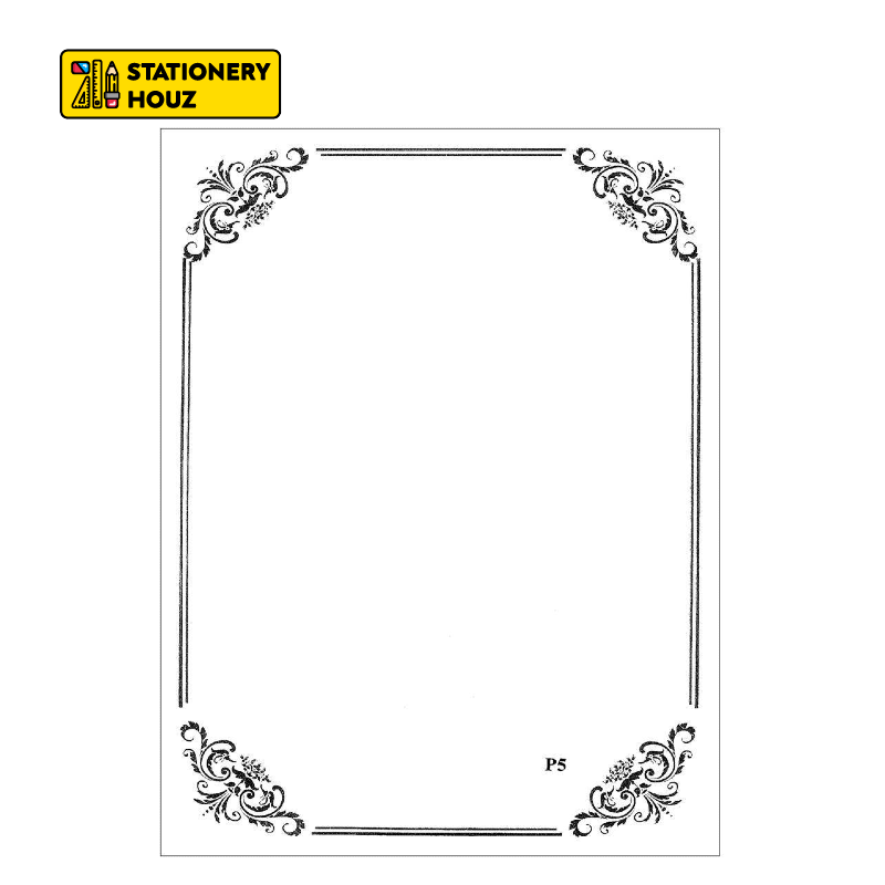 Stationery Houz A4 Hotstamping Certificate Paper with RED SEAL 160 gsm ...