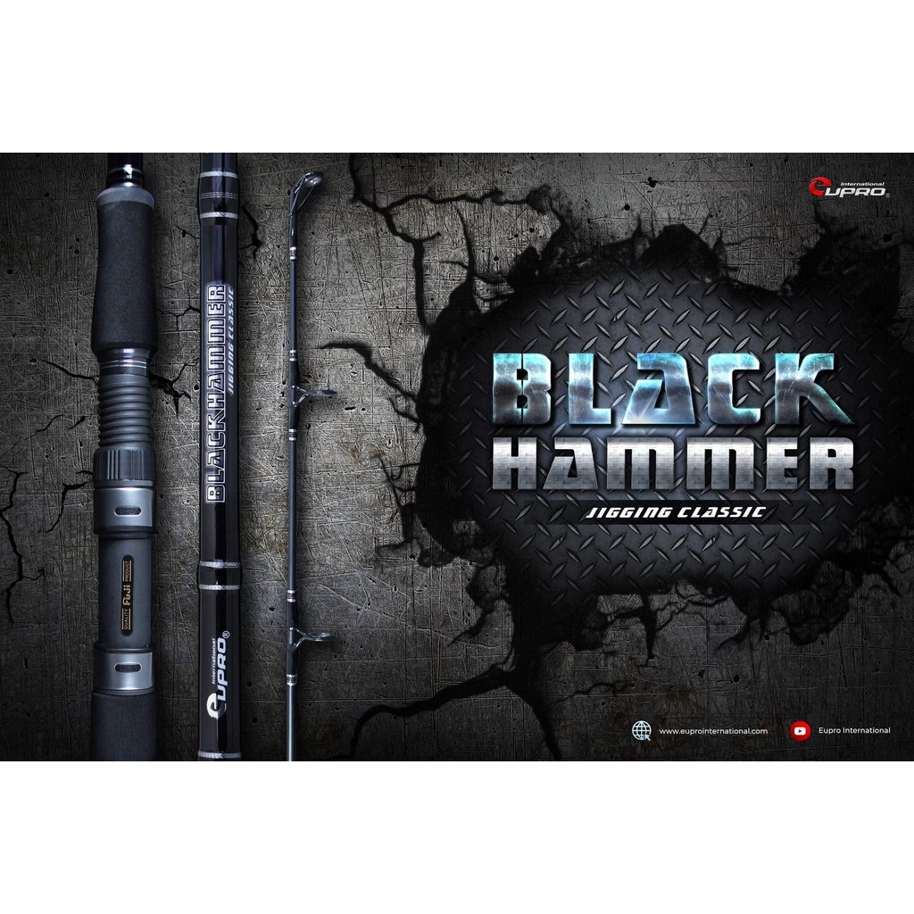 EUPRO BLACK HAMMER JIGGING ROD | Shopee Malaysia