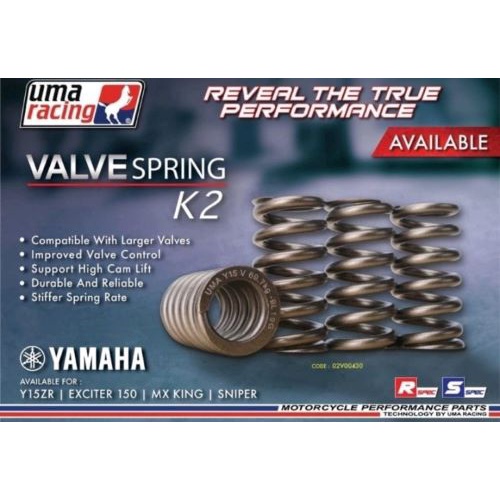 UMA RACING R/S SPEC VALVE SPRING Y15ZR/LC135 | Shopee Malaysia