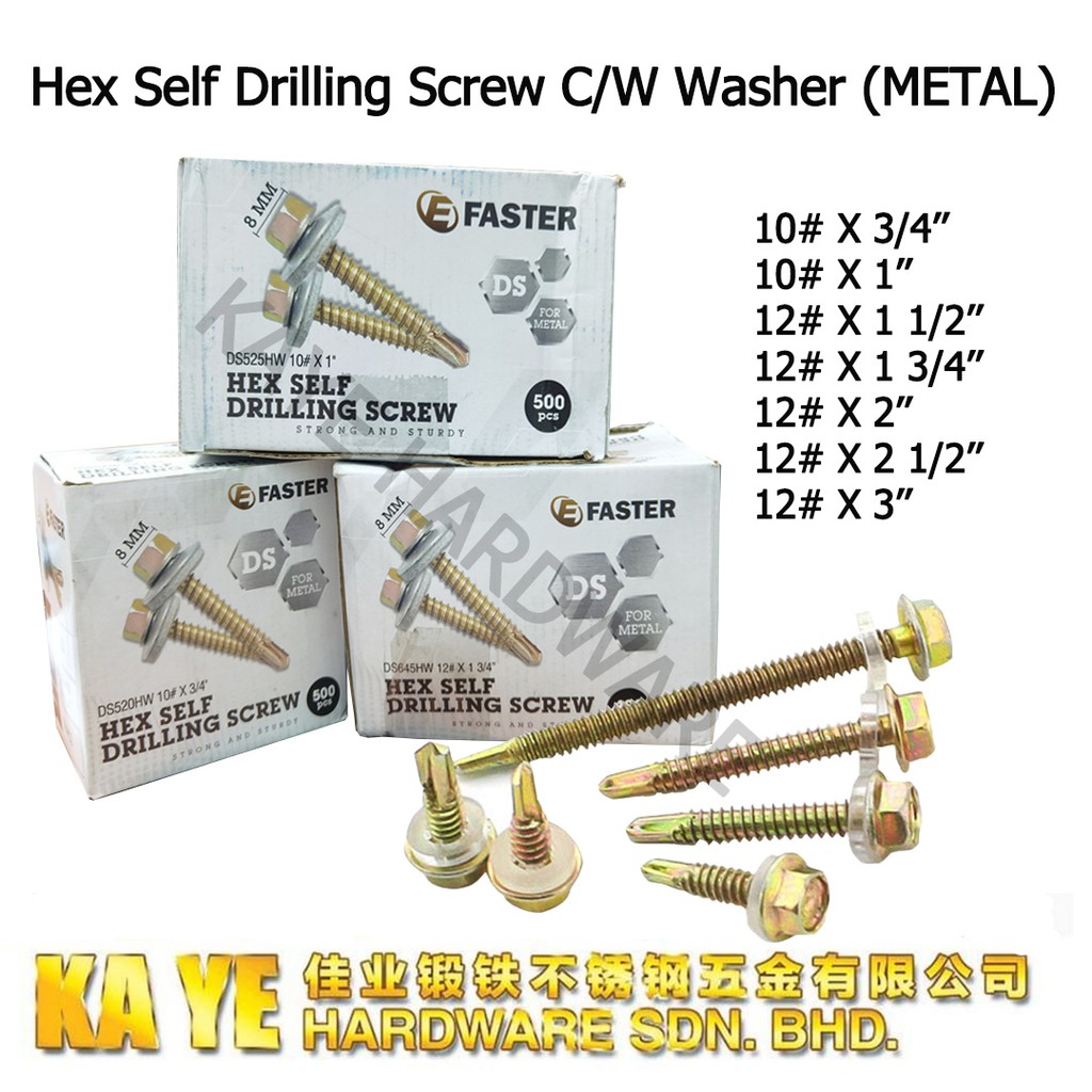Self Drilling Hex Head Roofing Awning Screw/ Hex Self Drilling Screw C ...