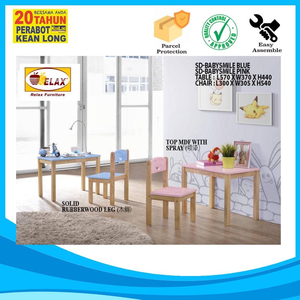 KLSB Children Study Desk/Study Table/Meja Belajar/Meja Belajar Kanak ...