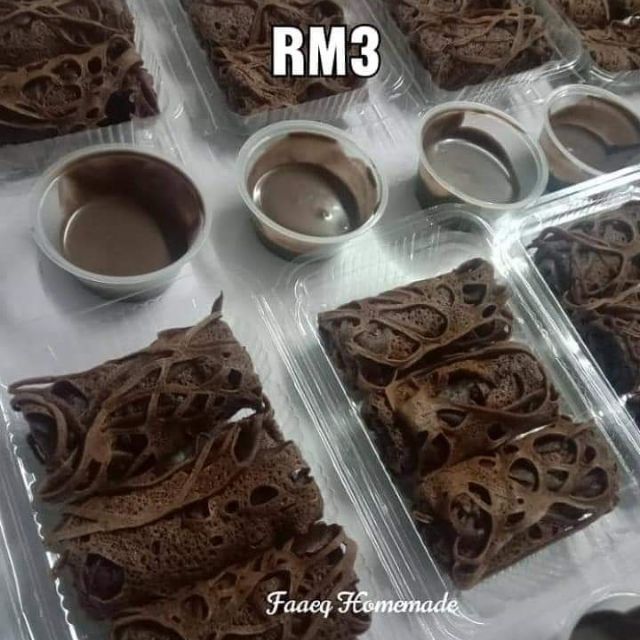 ROTI JALA COKLAT SEDAP LEMBUT GEBU LAZAT ENAK CHOCOLATE PREMIUM ...