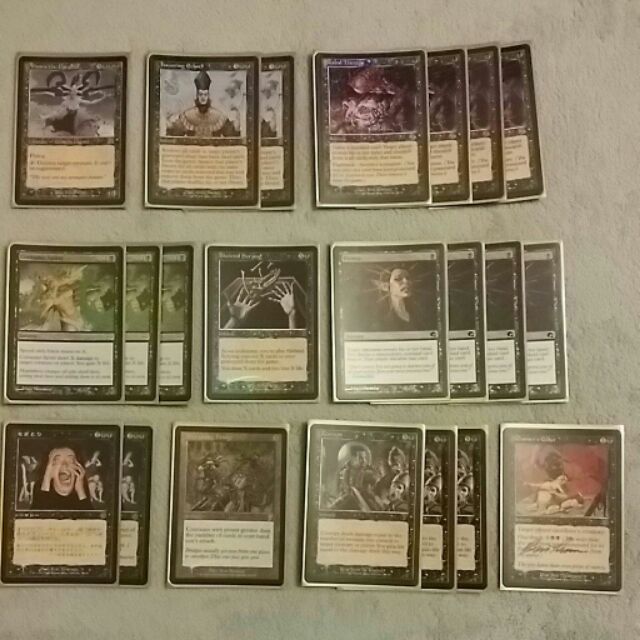 Magic the Gathering black deck (foil) | Shopee Malaysia
