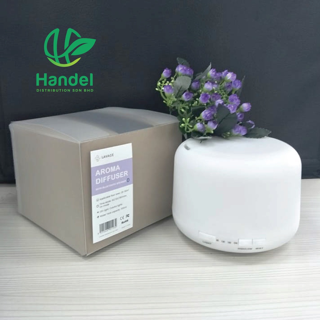 Lavage Air Humidifier / Aroma Diffuser with Rainbow Lamp + Bluetooth ...