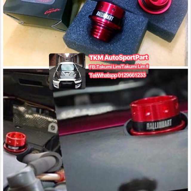 Lancer Inspira Ralliart Engine Oil Cap | Shopee Malaysia