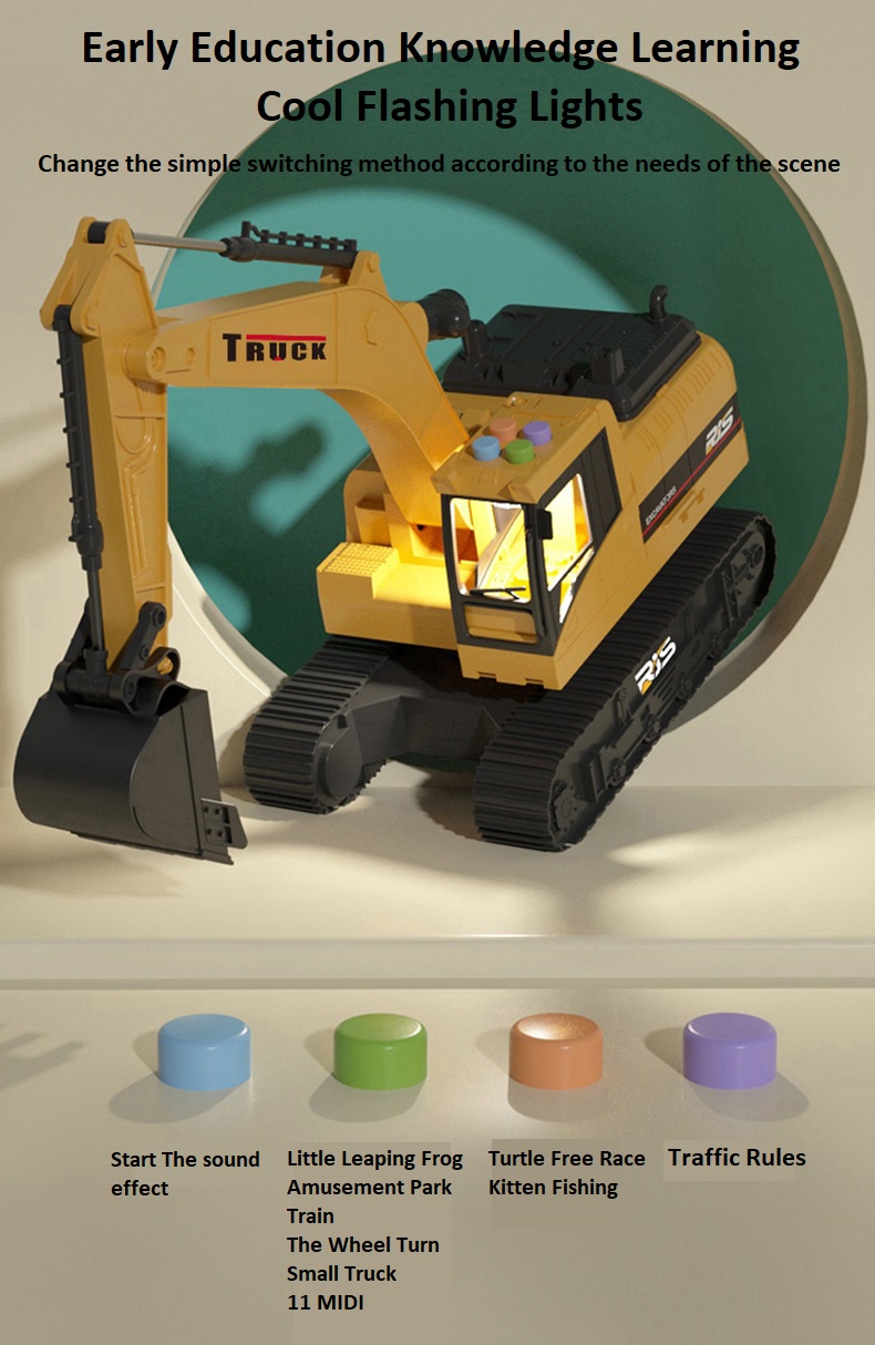 Construction Site Vehicles Toy Set, Multifunctional Deformation ...