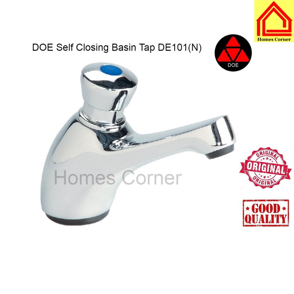 DOE Time Delay Automatic Self Closing Basin Tap DE101N | Shopee Malaysia