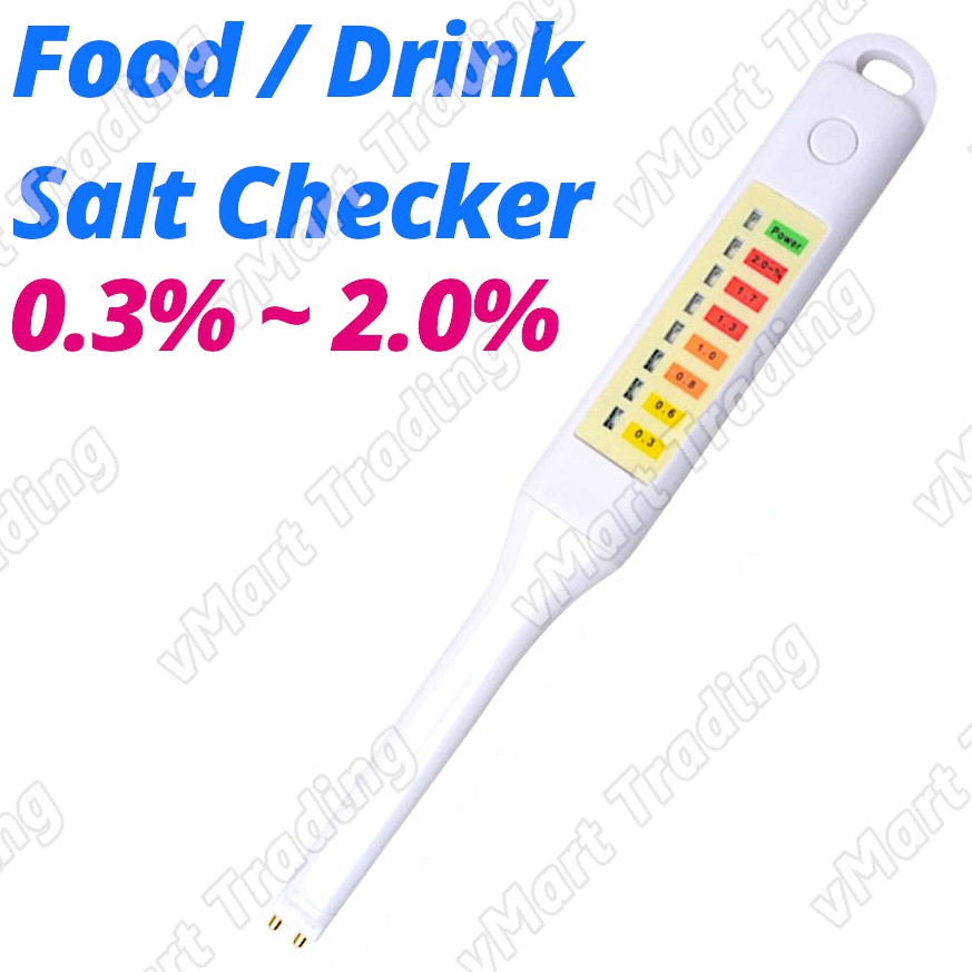 NS01 Food Drink Salt Content Meter Salinity Tester Checker | Shopee ...
