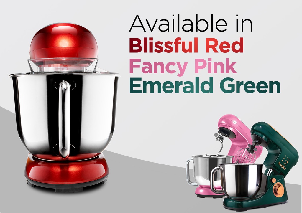 Innofood High Speed Power Stand Mixer/Cake Mixer Attachments Included (5.5 Litres) | Shopee Malaysia