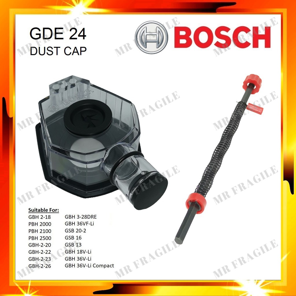 Bosch GDE 24 Dust Cap / Dust Collector / EXTRACTOR for Impact Drill and ...