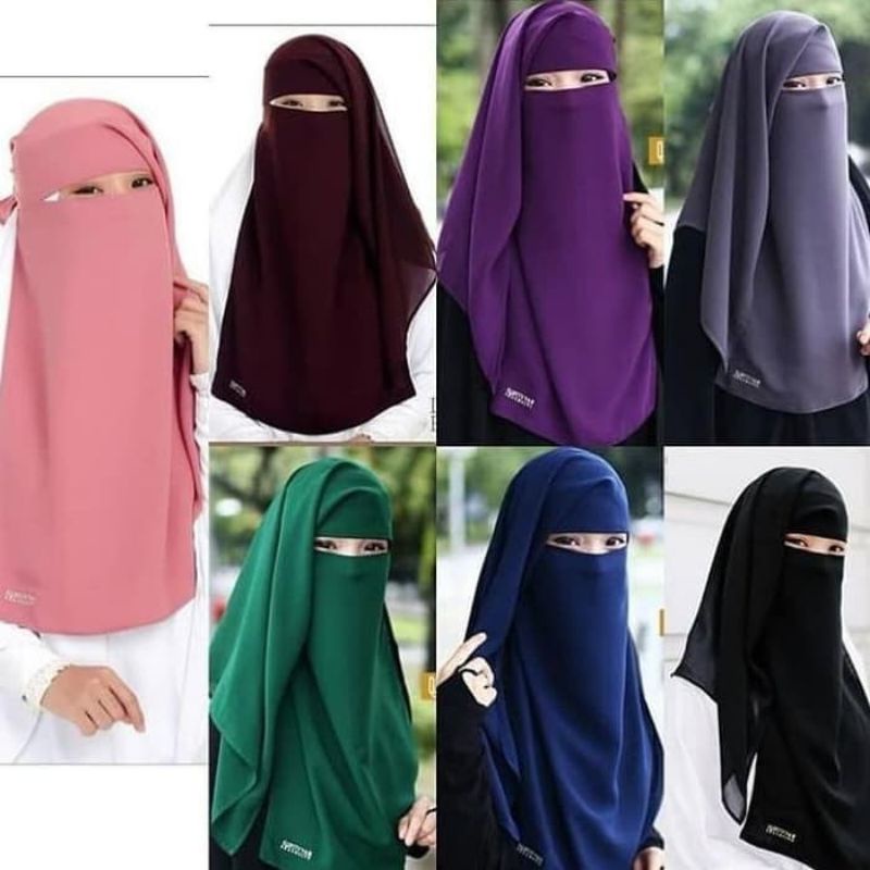 NIQAB YAMAN SAVIRA MINI/ NIQAB YAMAN EGYPT TER Niqab Adult 29 Color ...