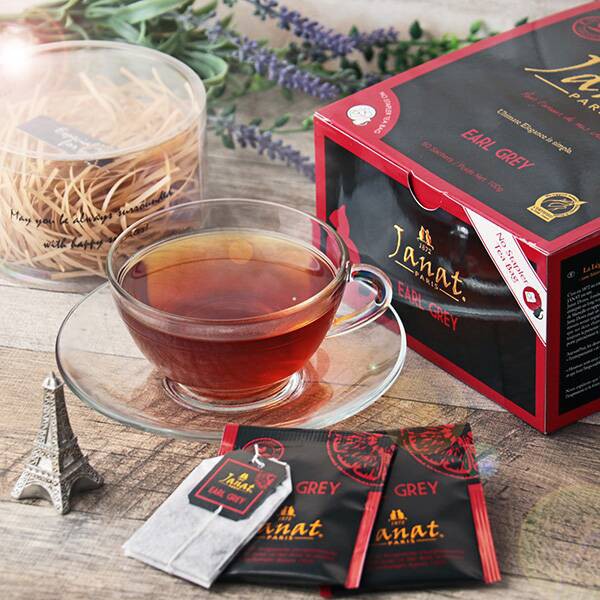 _ Janat Paris French Well-Known Brand Black Tea Bag Earl Grey Ceylon ...