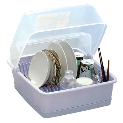 Extra Large Dust Free Home Dish Rack / Disk Drainer With Cover / Dish ...