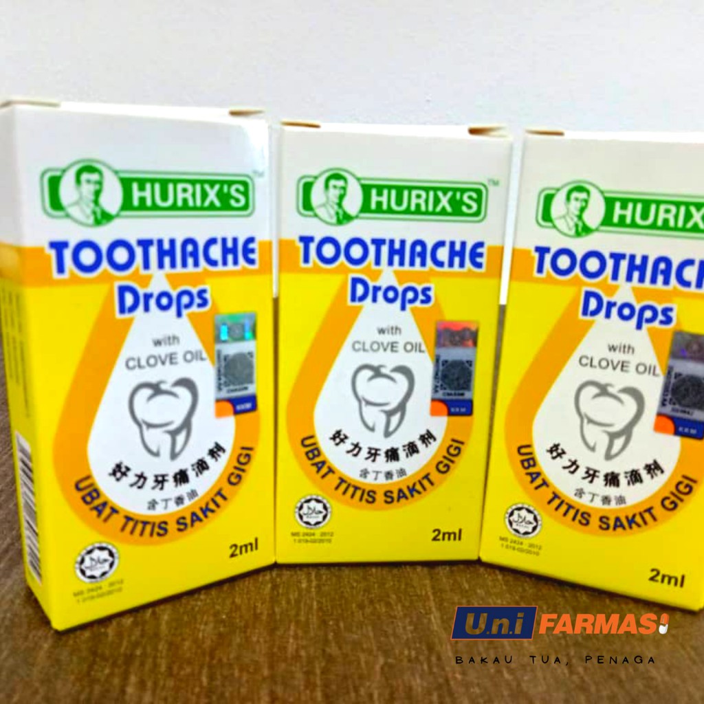 HURIX’S TOOTHACHE DROPS (WITH CLOVE OIL) | Shopee Malaysia