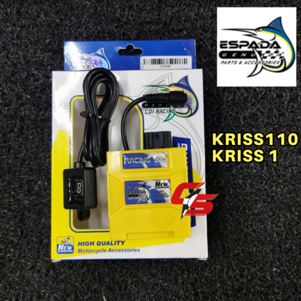 ESPADA Racing CDI 9 mode Letup LC135 EX5 DREAM WAVE100 KRISS100 MR1 MR3 ...