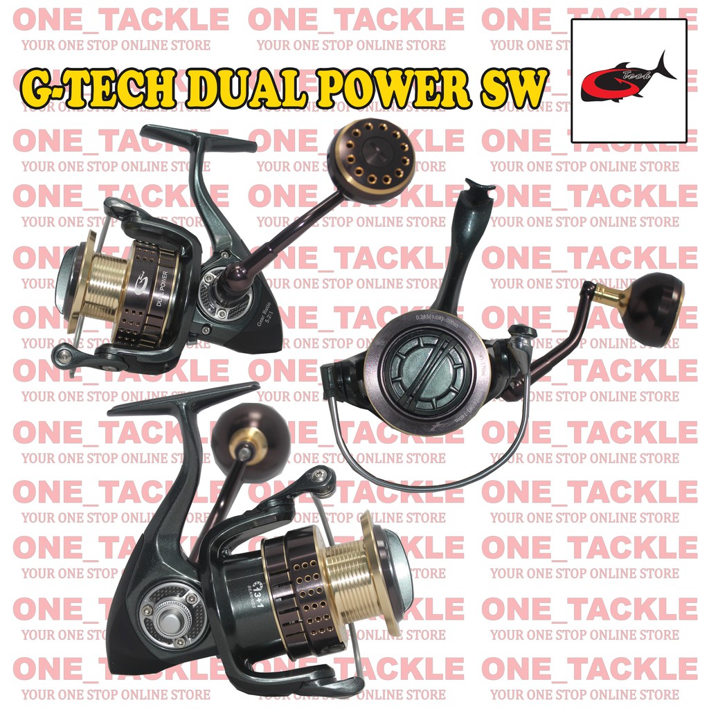 G-Tech Dual Power SW Spinning Reel | Shopee Malaysia