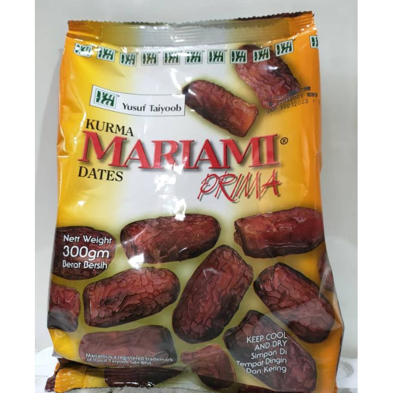 YUSUF TAIYOOB KURMA MARIAMI MADINAH / PEK 300G | Shopee Malaysia