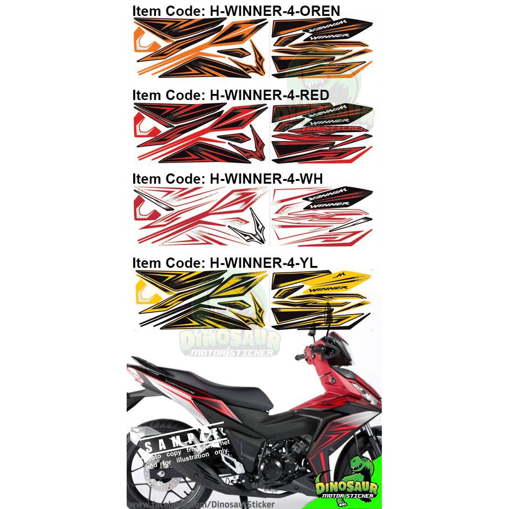 Honda Winner 150 Sticker | Shopee Malaysia