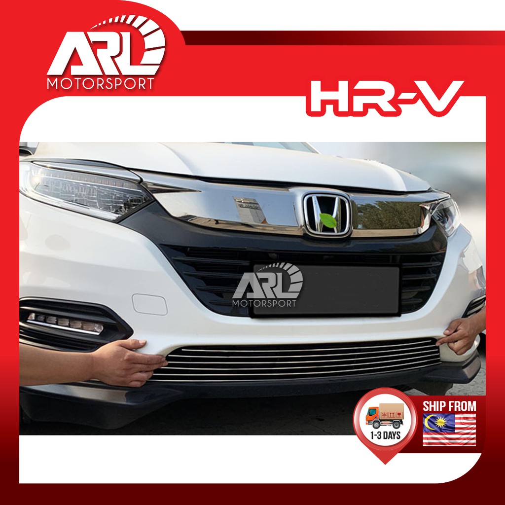 Honda HRV HR-V Vezel RU T7A Lower Aluminium Grill Bumper Lower Grille Grill Trim For HRV (2015 ...