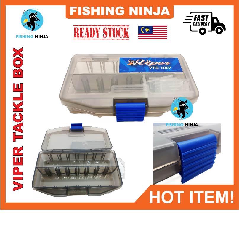Viper Tackle Box (VTB-1007) Kotak Pancing Kotak Umpan Fishing Box Lure ...