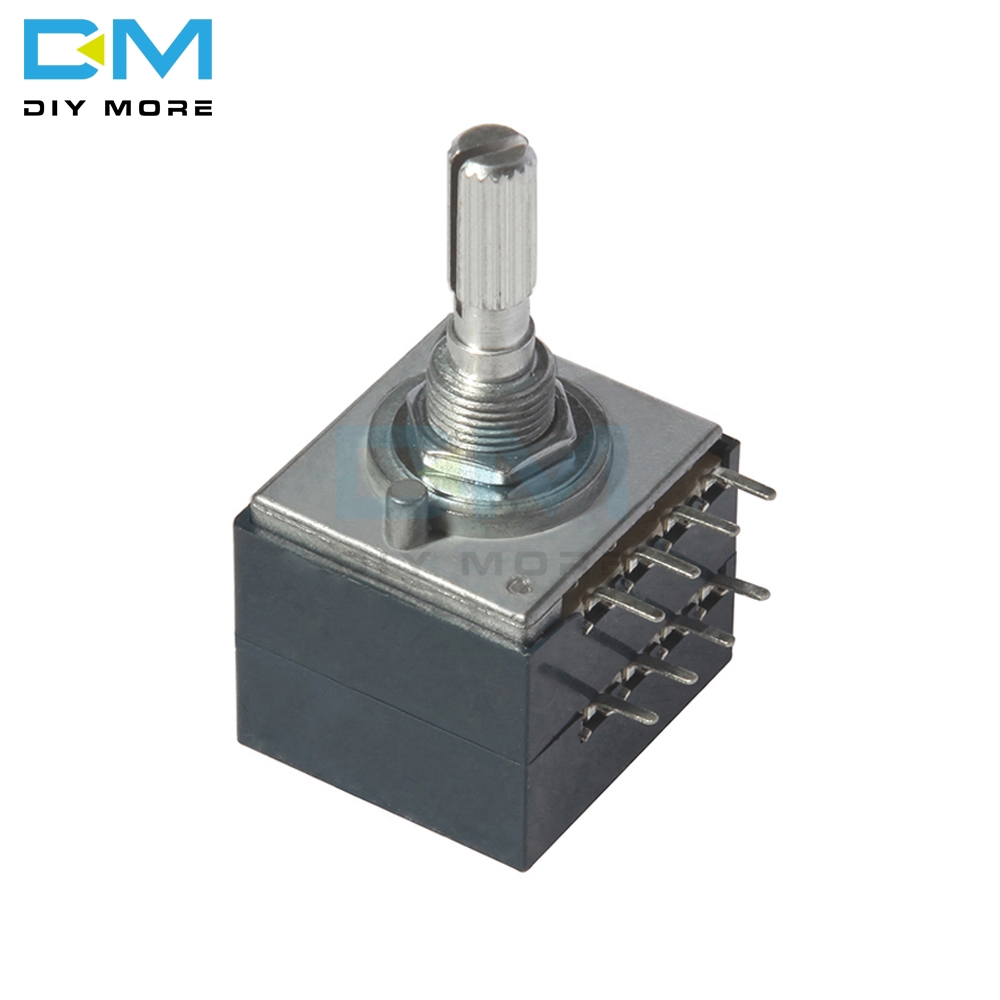 50K 100K 250K ALPS Rotary Potentiometer LOG RH2702 Audio Volume Control ...