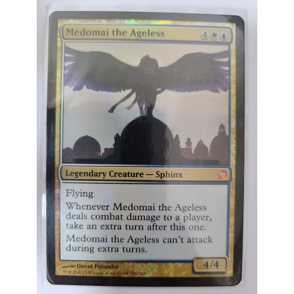 MTG Magic the gathering Medomai the Ageless Theros FOIL | Shopee Malaysia