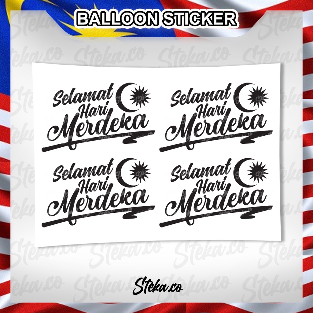 [ 4in1 ] [ 2in1] [ A4 ] Selamat Hari Merdeka / Hari Kemerdekaan ...