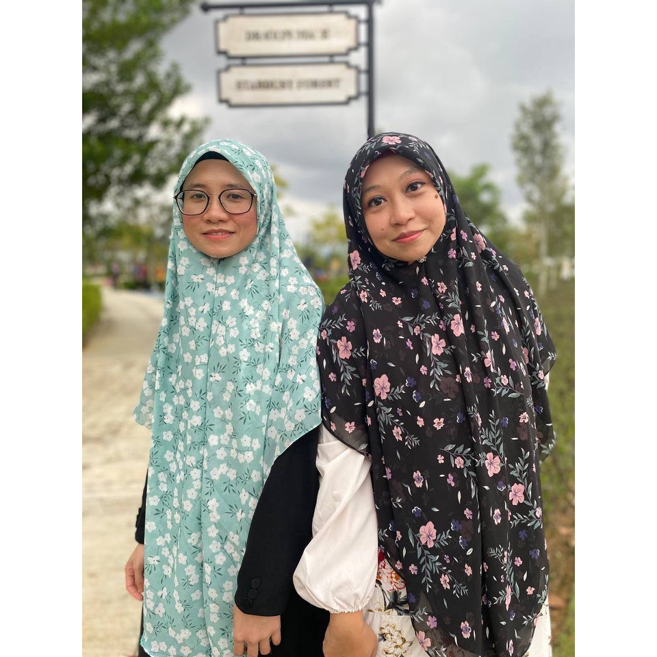TUDUNG CHIFFON PRINTED LABUH BIDANG 60 TUDUNG BERCORAK LABUH (Rejected ...