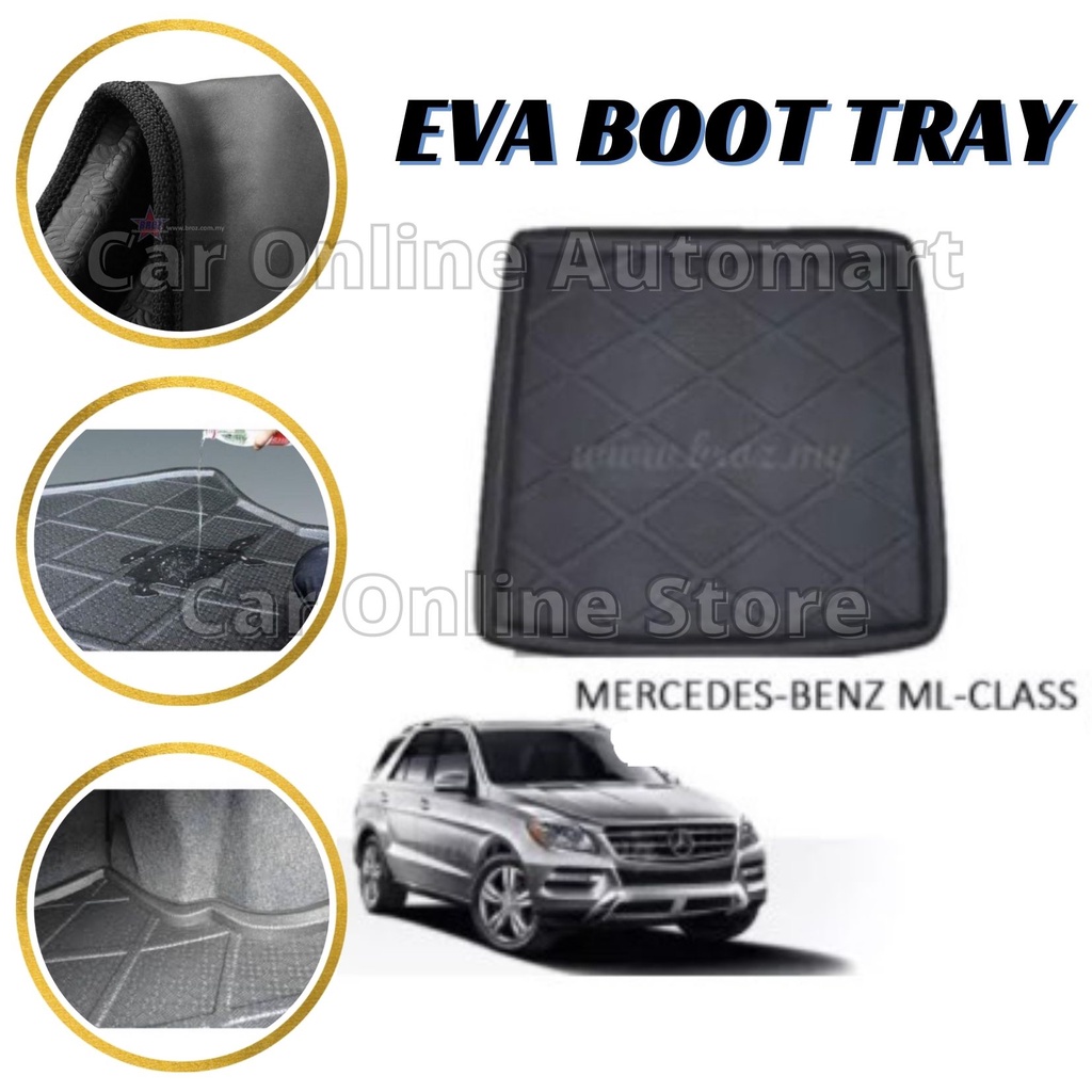 Mercedes-Benz ML Class Car Boot Tray EVA Luggage Cargo Trunk Tray ...