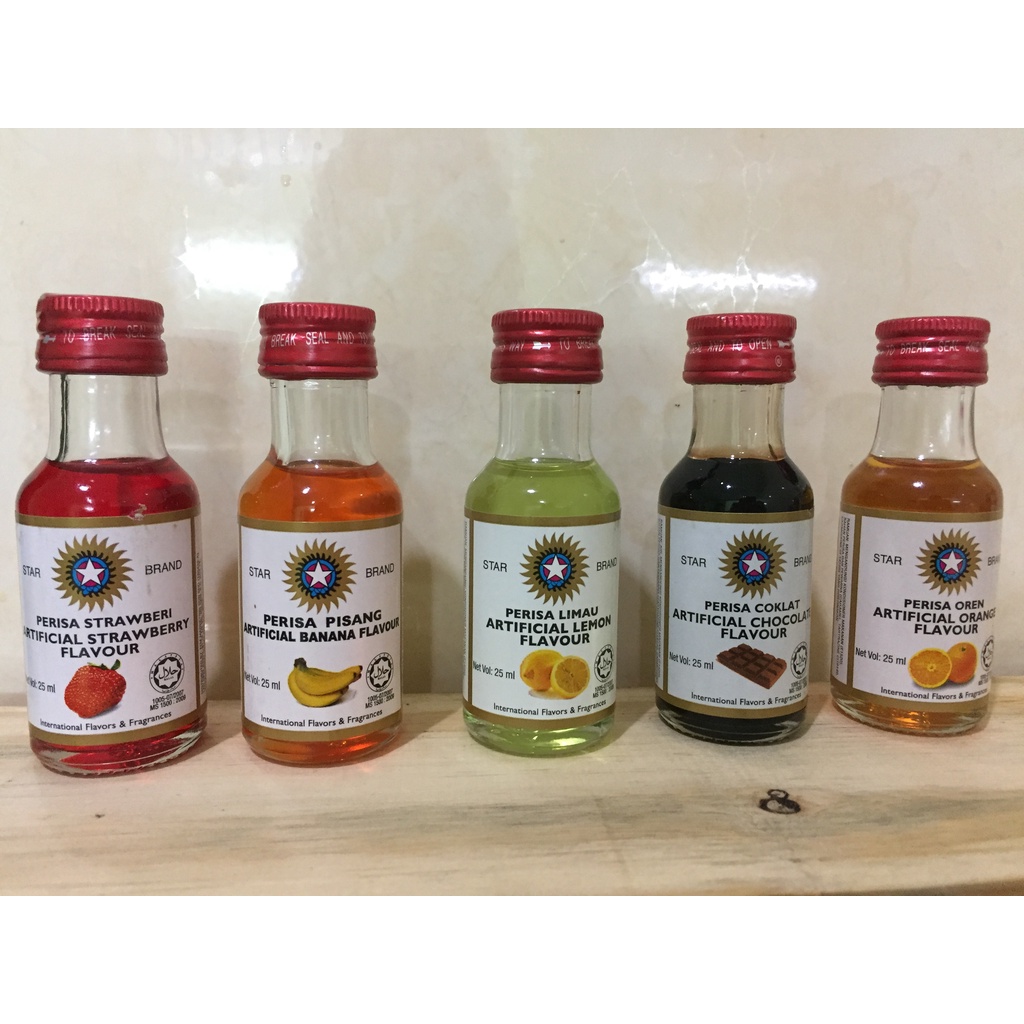 Star Brand Artificial Flavour / perisa makanan chocolate pisang oren ...