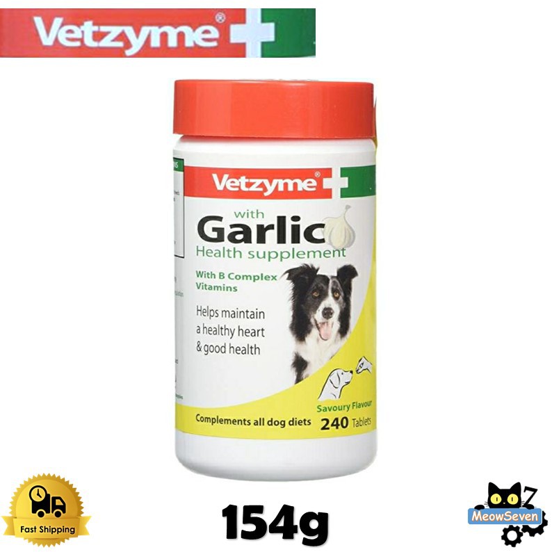 Vetzyme with Garlic Health Supplement with B Complex Vitamins 240 ...