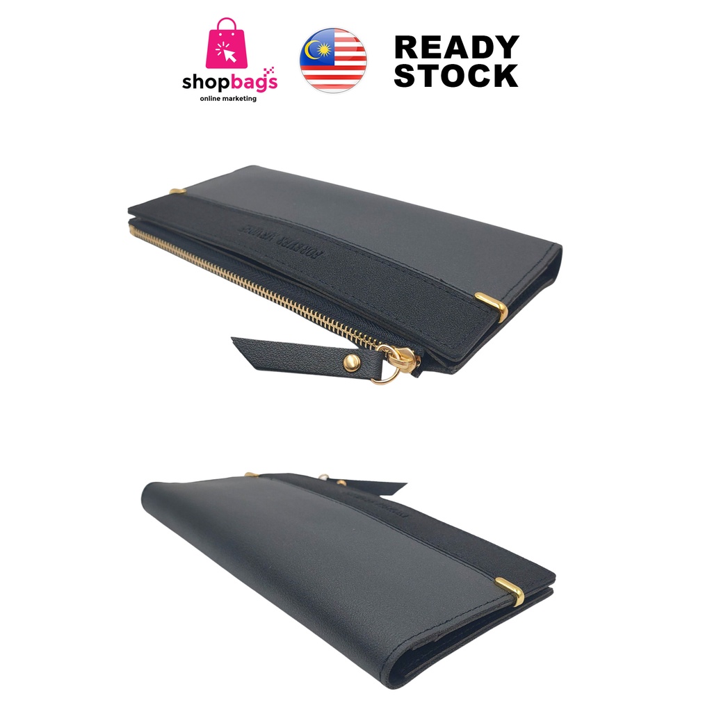 Long Wallet Purse for Women With Zip Compartments / Dompet Wanita ...