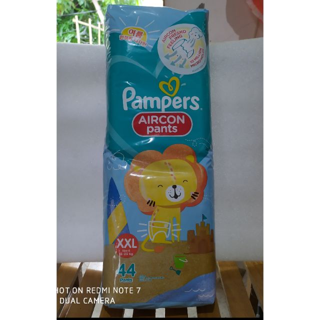 PAMPERS AIRCON PANTS XXL 44pcs (Limited Edition) | Shopee Malaysia