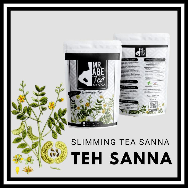 NA[ Readystock MR.Abe sanna ] Daun Teh Sanna cuci perut 100% Asli Teh ...