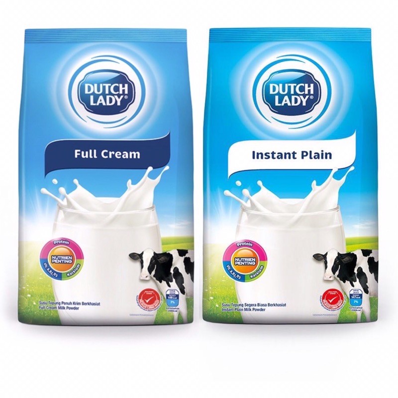 Dutch Lady (Instant Plain/Full Cream) 600g/900g | Shopee Malaysia