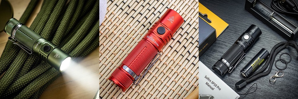 Sofirn SP10 Pro Super Bright 900lm with Andreil 2.0 Ui Waterproof for ...