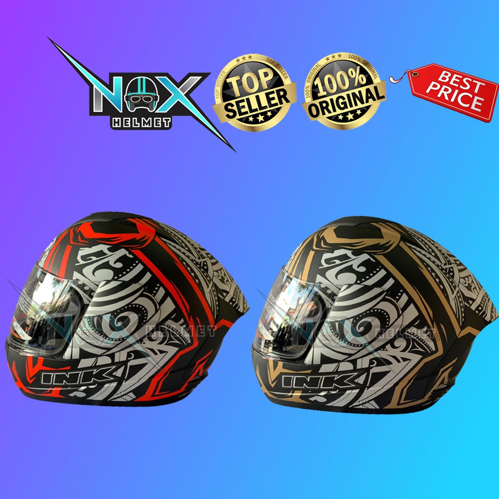 Ink CL MAX Helmet Motif 8 Fullface (3kg postage) | Shopee Malaysia