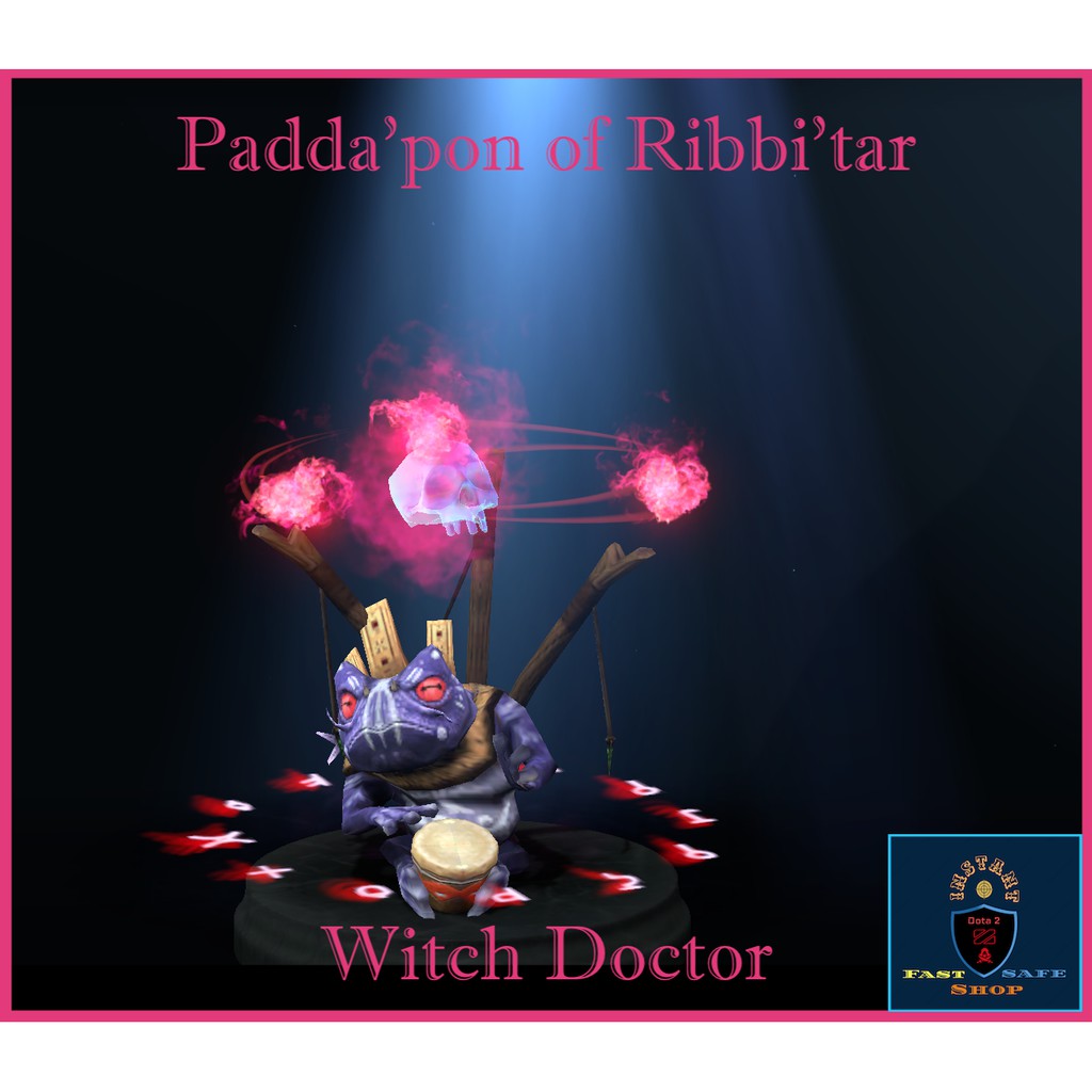 Dota 2 Witch Doctor Padda'pon of Ribbi'tar | Shopee Malaysia