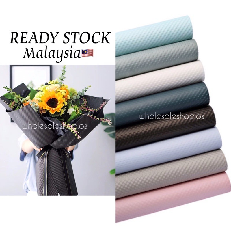 READY.S⚡️10Pcs 3D Stamp Craft Paper Korea Wrapping Paper Flower ...