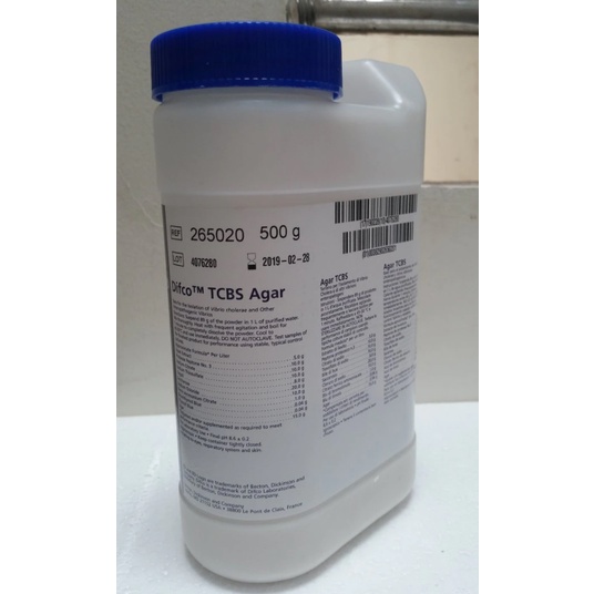 Culture Media TCBS Agar 500g BD 265020 | Shopee Malaysia