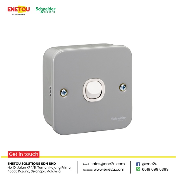 SCHNEIDER ESM 31 10A 1 GANG (1W | 2W) SWITCH | Shopee Malaysia