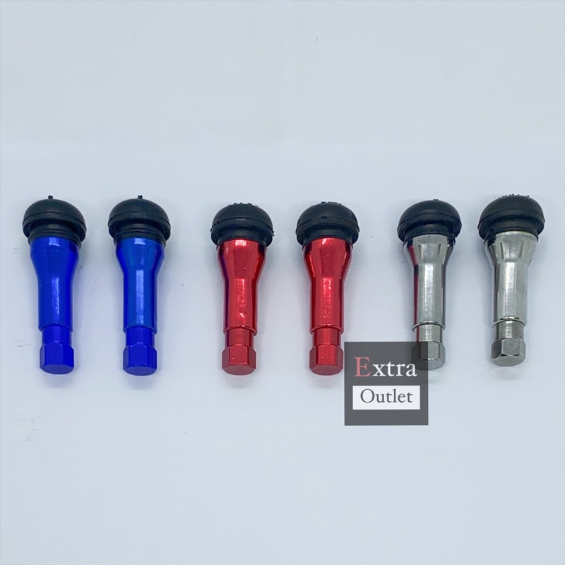 Colour Chrome Casing TR414 Tubeless Universal Wheel Tire Valve Tayar ...