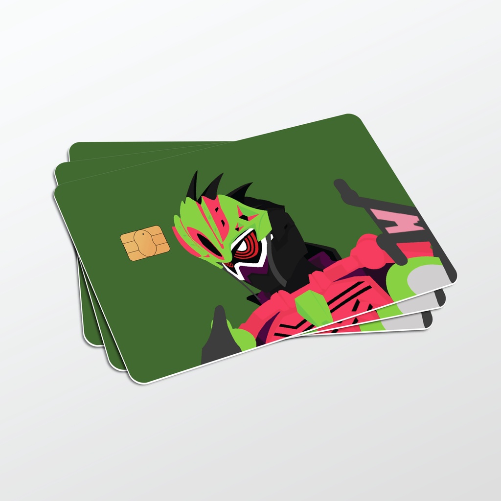 Sticker Anime Kamen Rider Masked Rider Decade Faiz Double Stiker Card ...