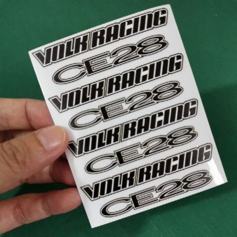 Volk Racing CE28 Rim Replacement Car Sticker | Shopee Malaysia