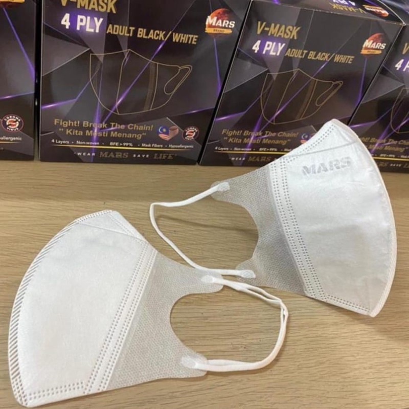 Mask Viral(Headloop/Earloop) Mars Careion Duckbill KF94 3D Fish Mouth ...