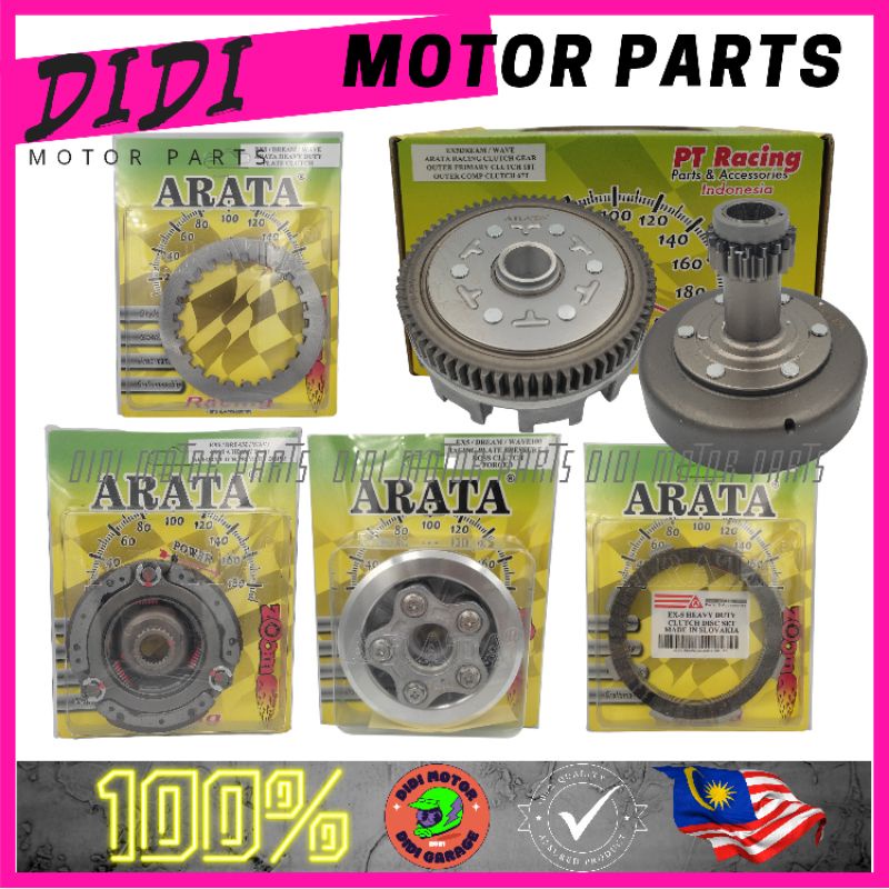 DIDI MOTORPARTS Arata Racing Clutch Primary Gear Set Original Arata EX5 DREAM / W100 / MR1 ...