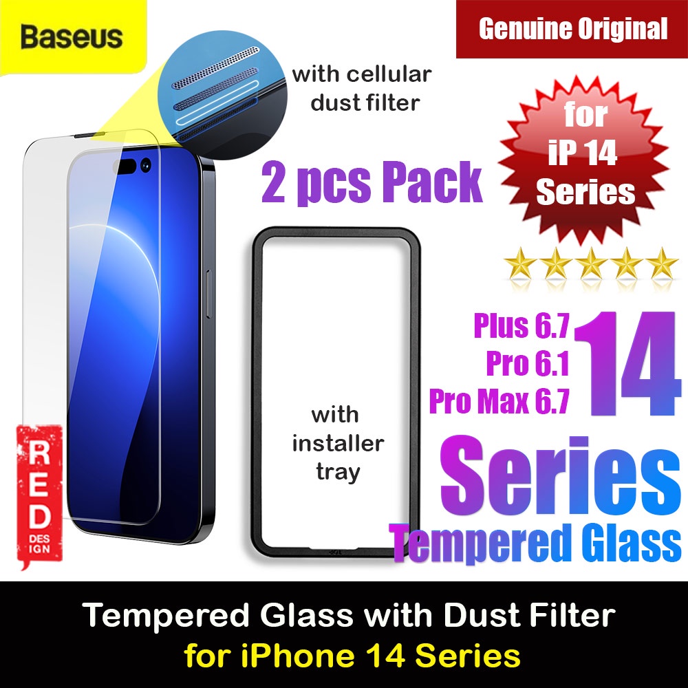 Baseus Full Coverage Invisible Tempered Glass with Cellular Dust ...